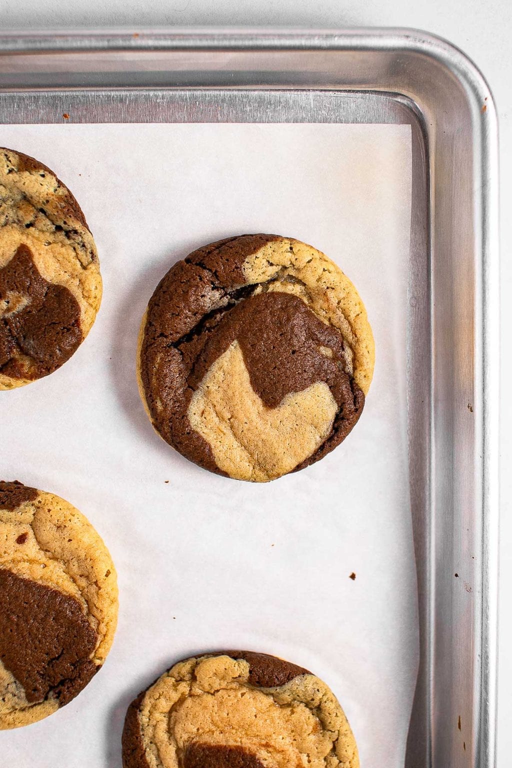 Best Chocolate Marble Cookies Recipe | Baked Abundance