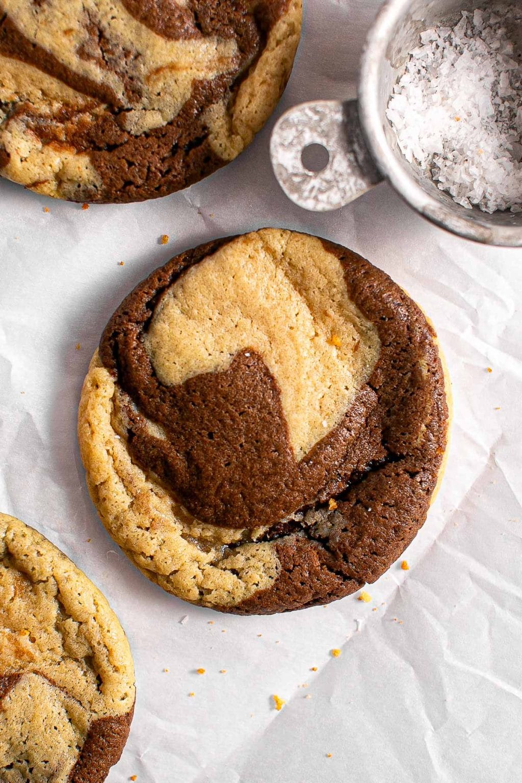 Best Chocolate Marble Cookies Recipe | Baked Abundance